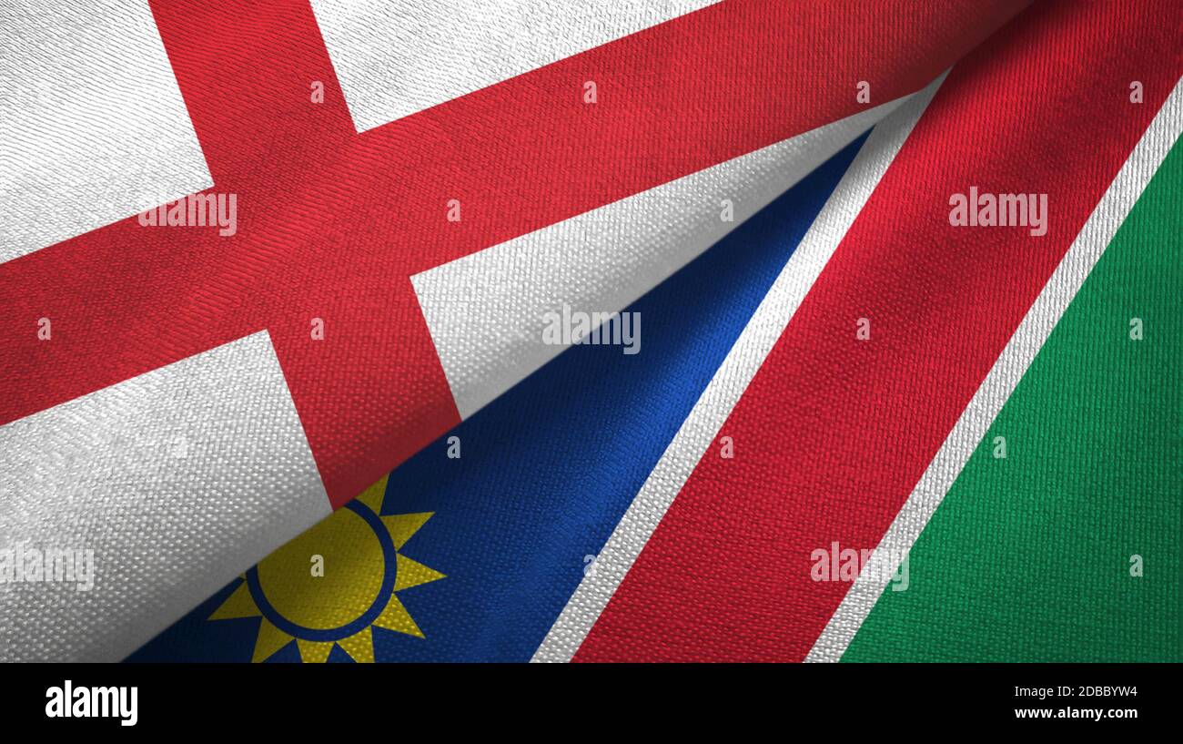 England namibia flag hi-res stock photography and images - Alamy