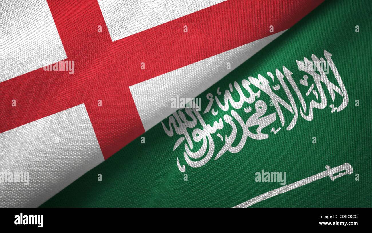 Saudi arabia england flag hi-res stock photography and images - Alamy