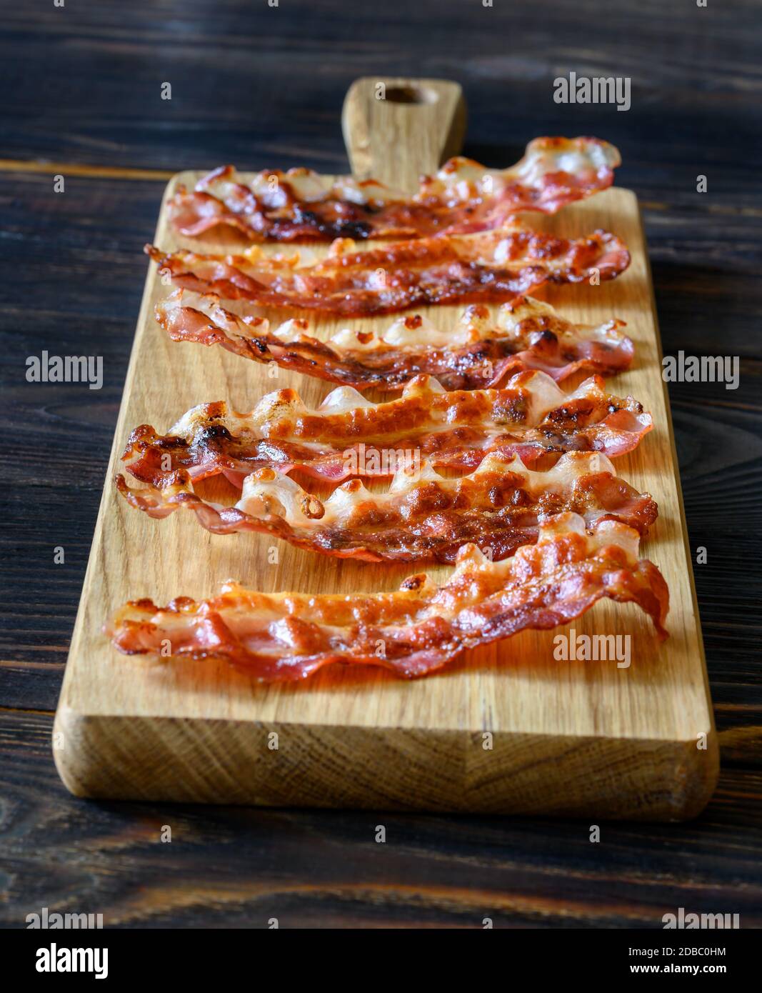 Fried bacon strips on hi-res stock photography and images - Alamy
