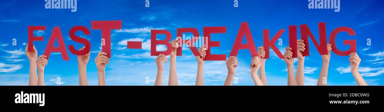 Breaking fast muslim hands hi-res stock photography and images - Alamy