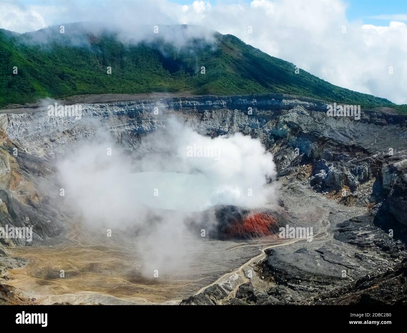 Poas volcano national park, Alajuela, Costa Rica Stock Photo - Alamy