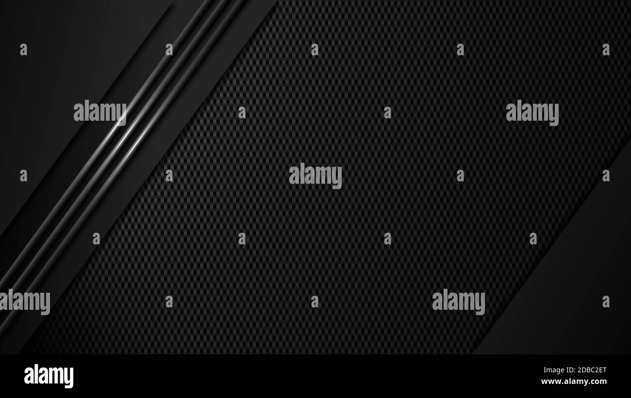 Carbon graphic elements illustrated on dark background Stock Photo - Alamy