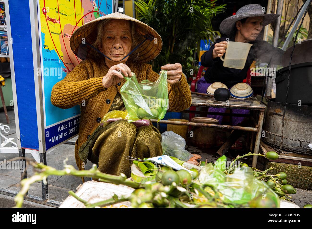betel nut selling at the market of Hoi An in Vietnam Stock Photo - Alamy