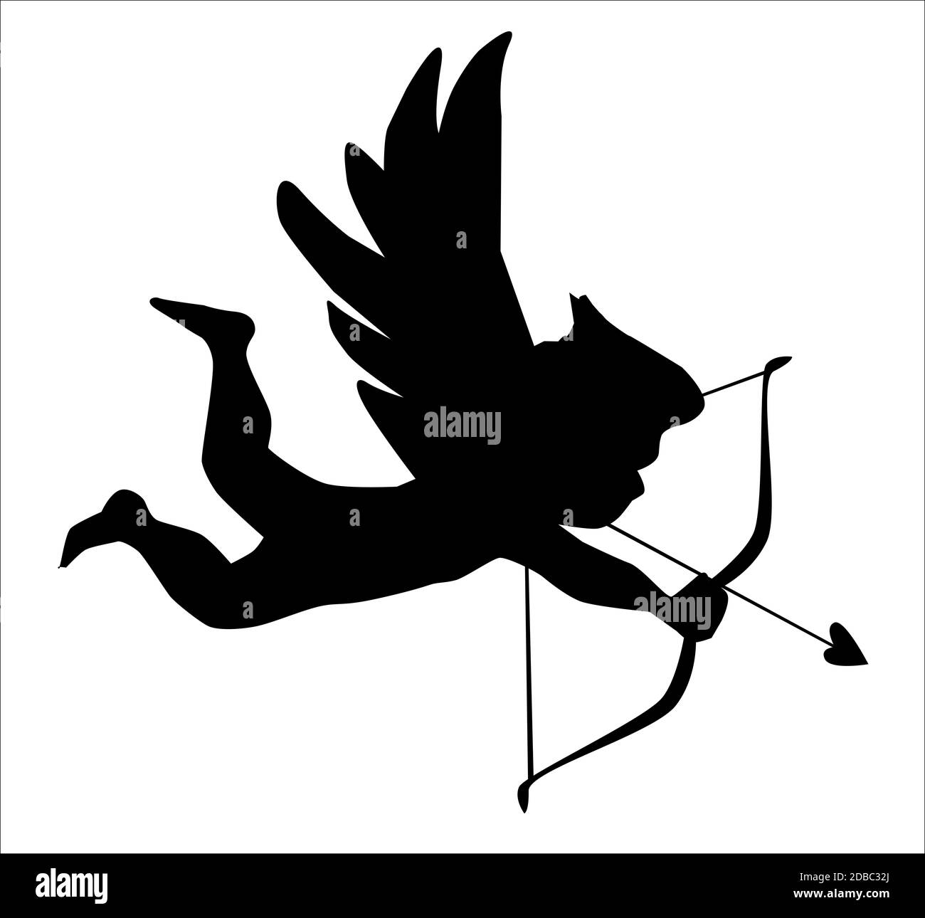 Cupid Shooting Arrow