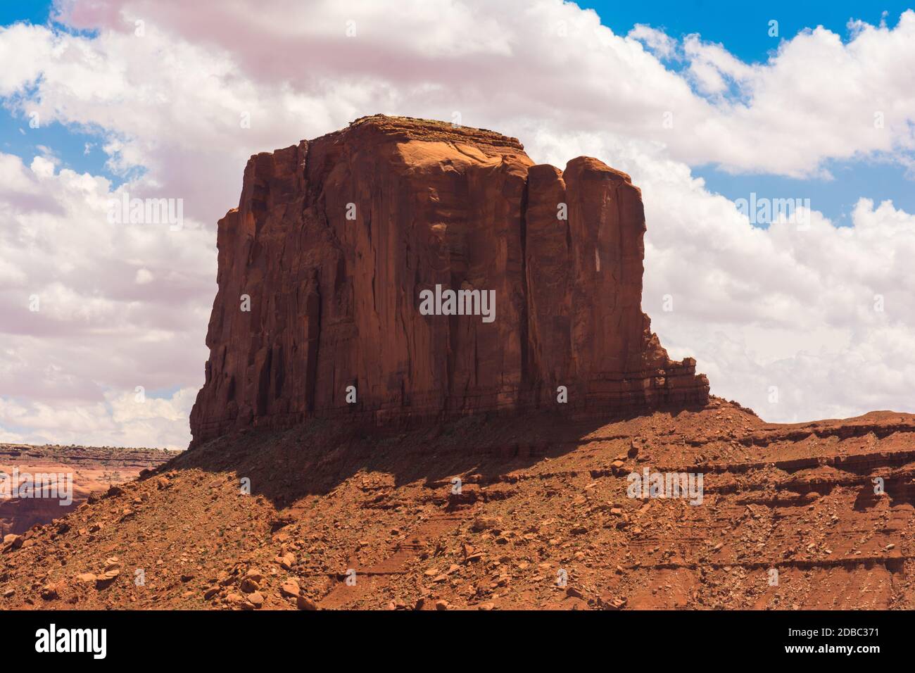 Monument Valley on the border between Arizona and Utah, USA Stock Photo ...