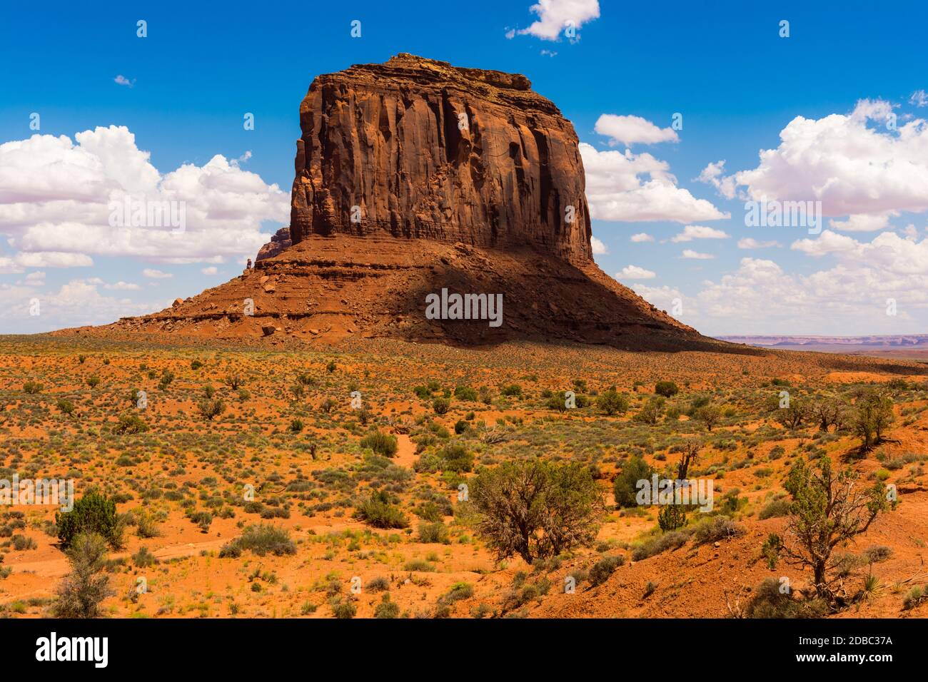 Monument Valley on the border between Arizona and Utah, USA Stock Photo ...