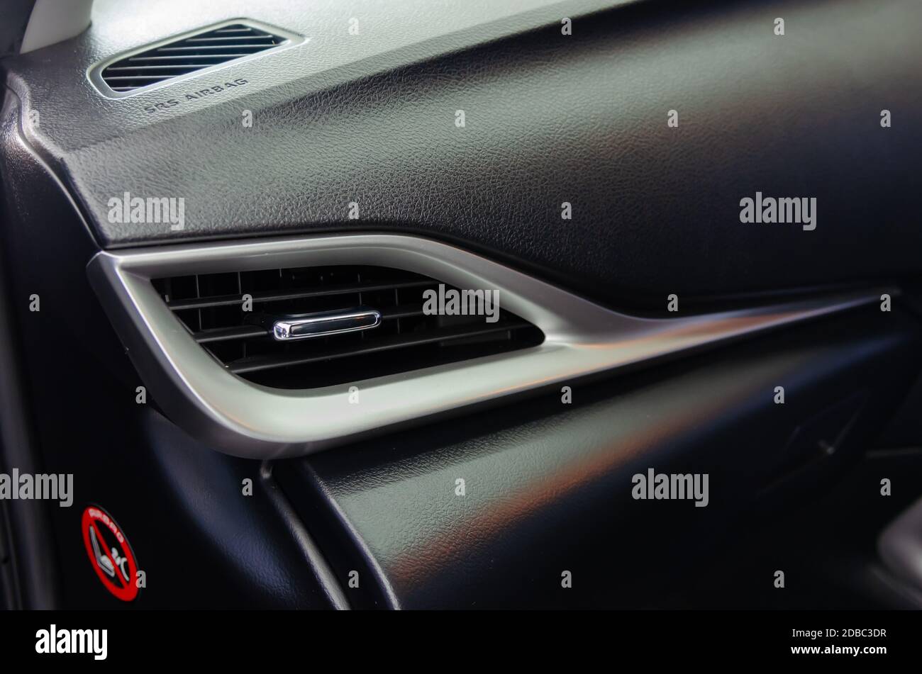 Car details - Modern car air conditioning system Stock Photo - Alamy