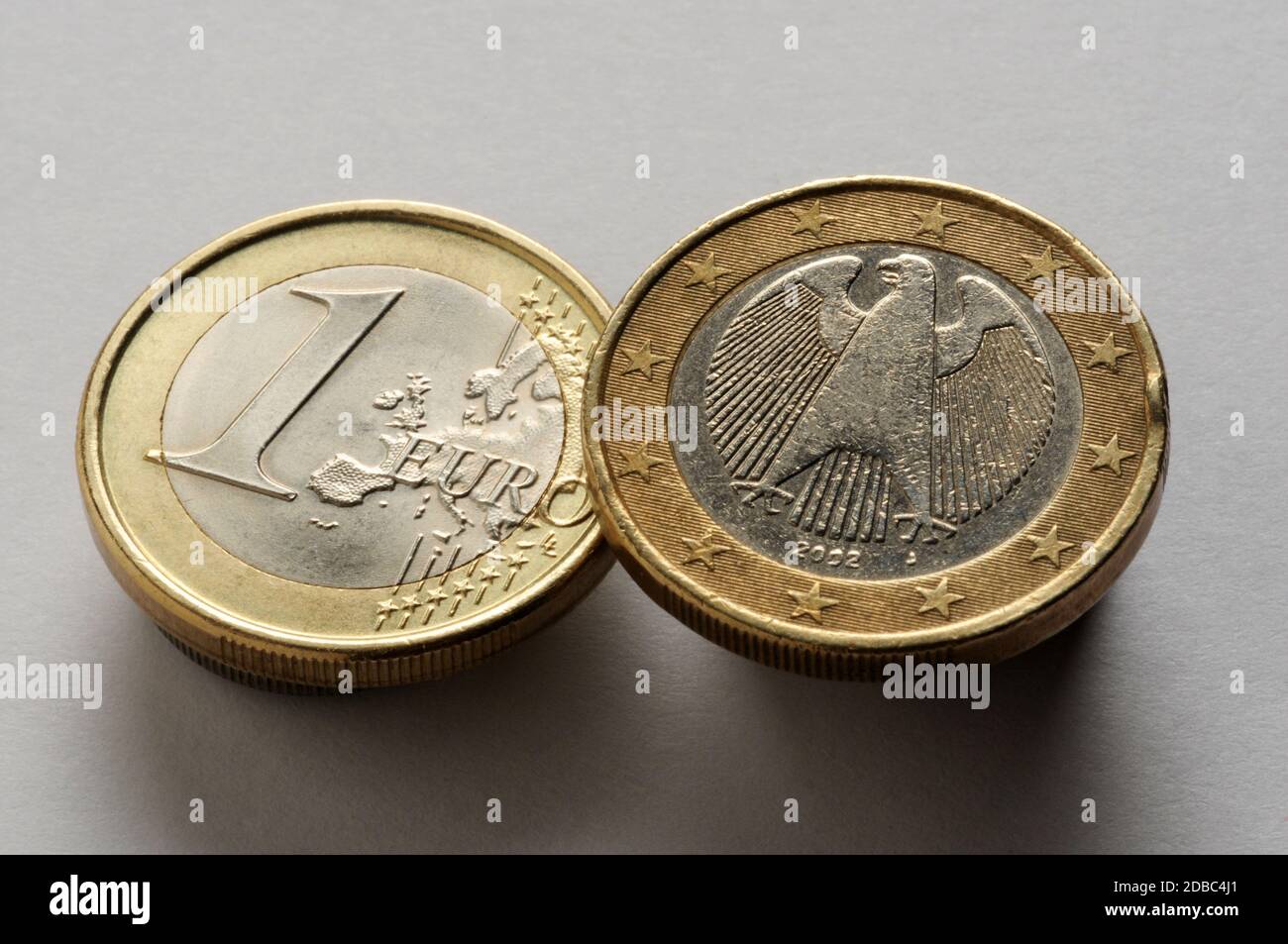 German euro on white background Stock Photo - Alamy