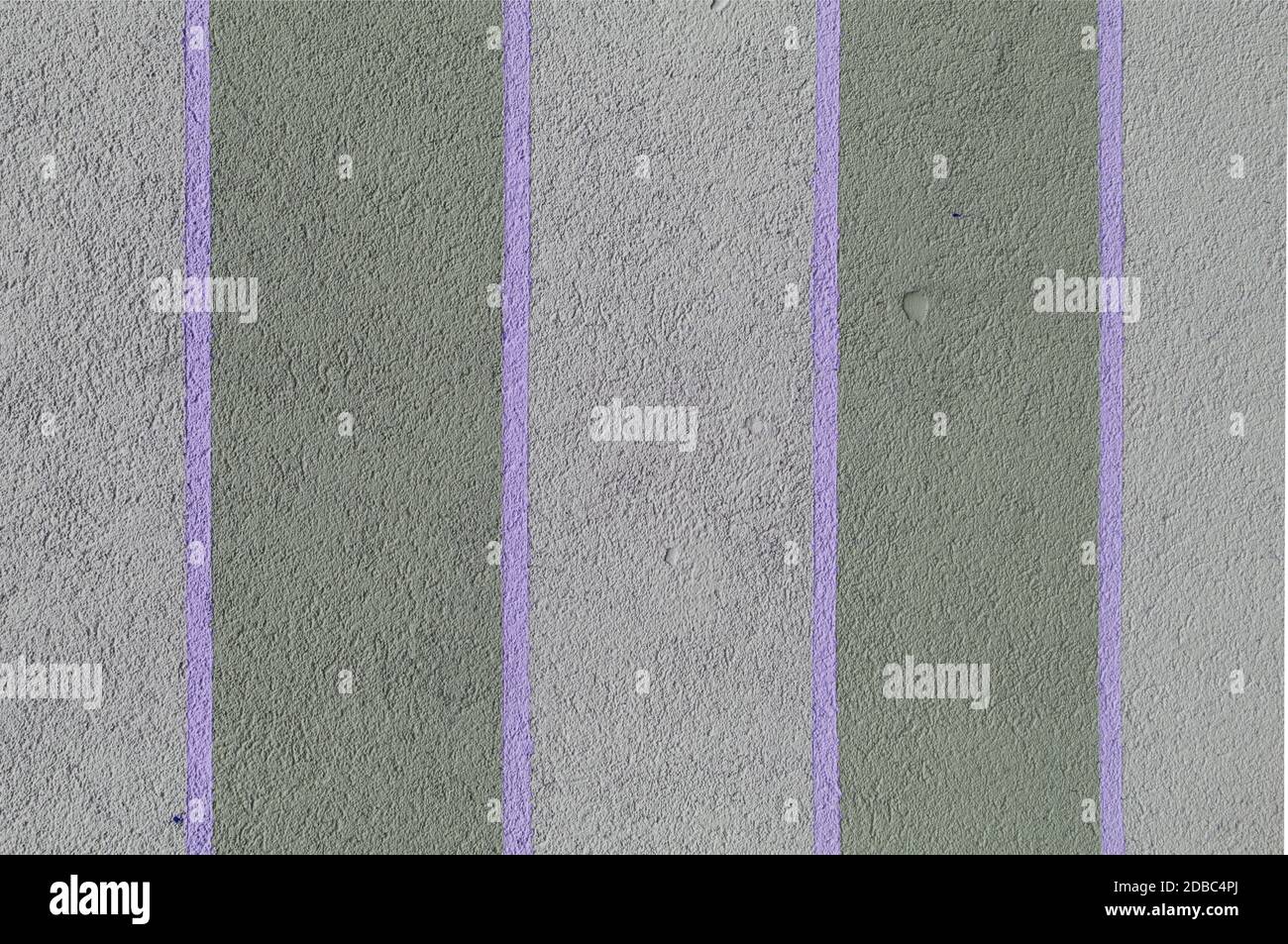 Lilac stripes paint concrete wall surface. Painted cement structure ...