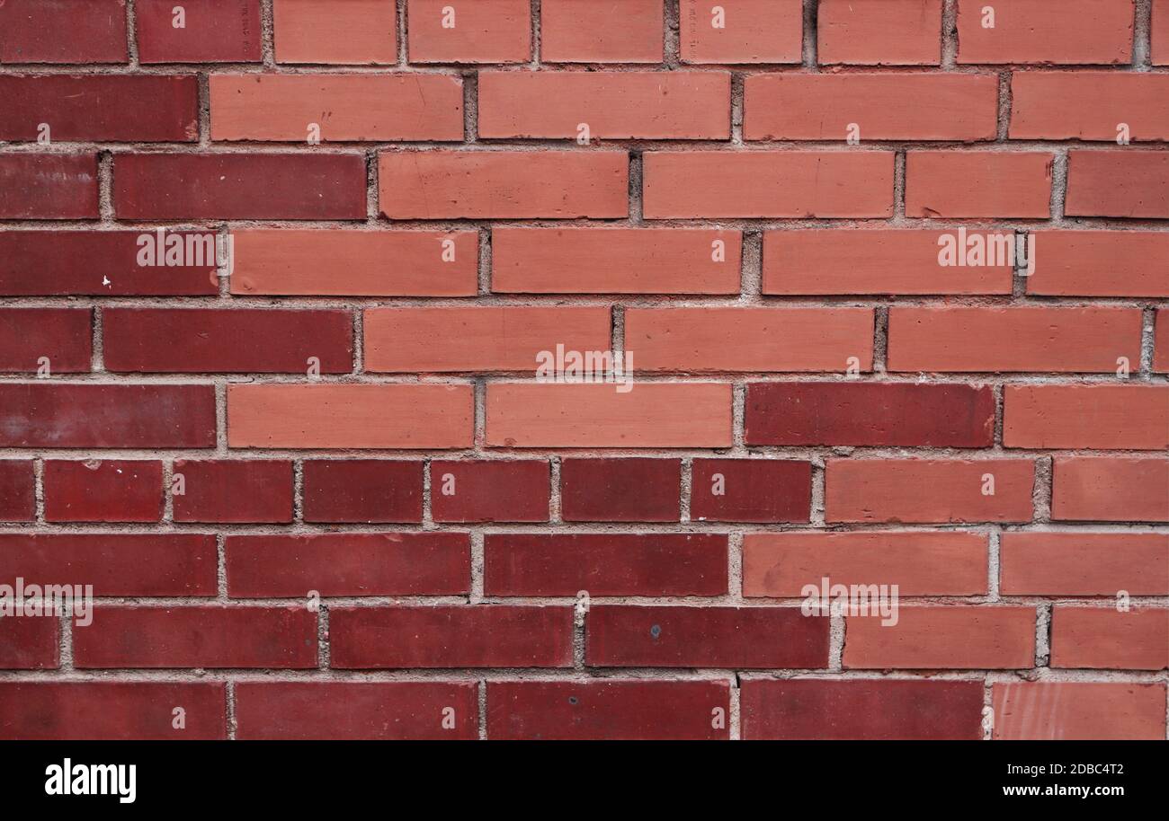 Different masonry red bricks wall texture. Russia. Staint-Petersburg ...