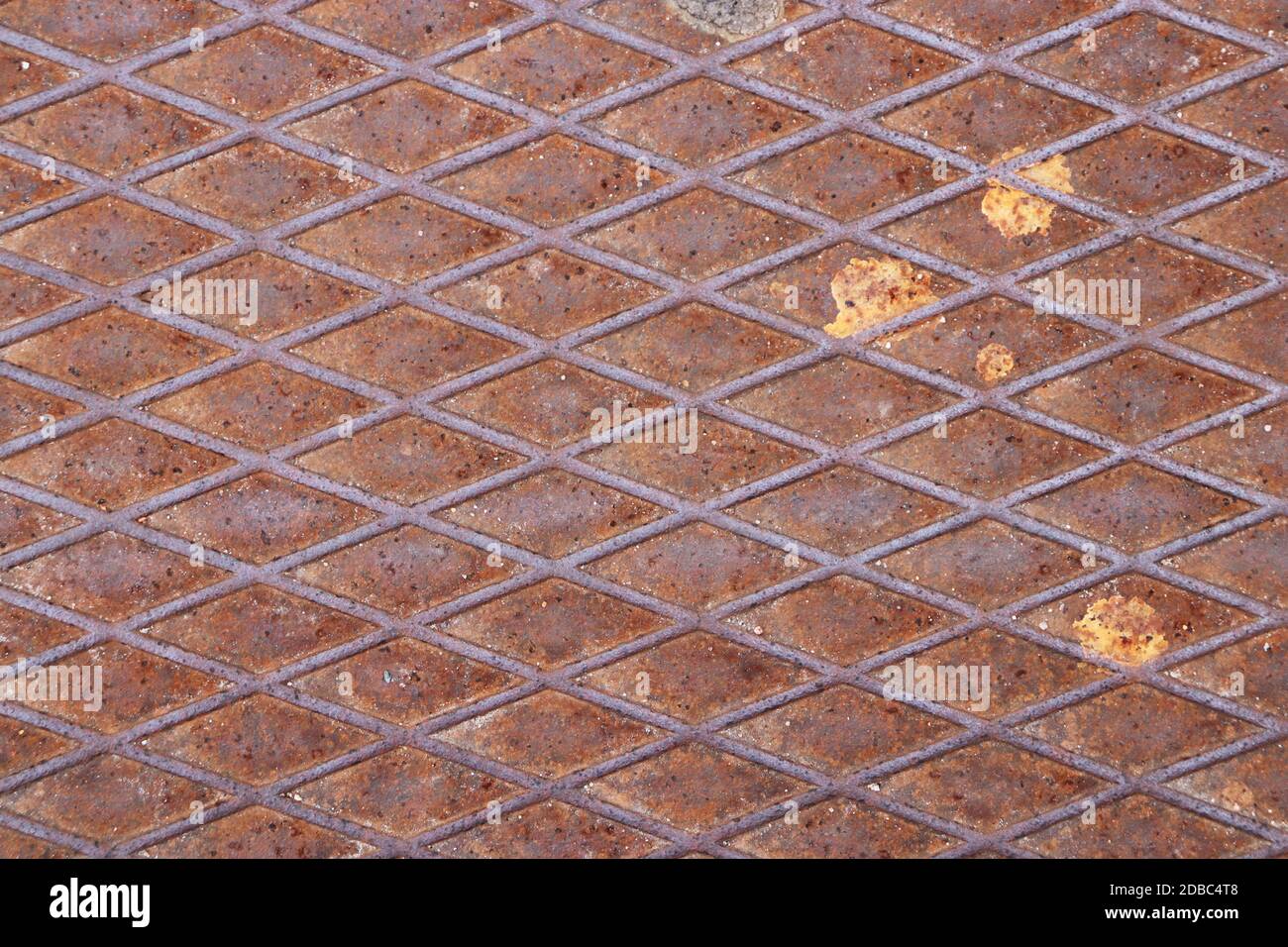 Rust metal hatchway. Urban city street art Stock Photo - Alamy