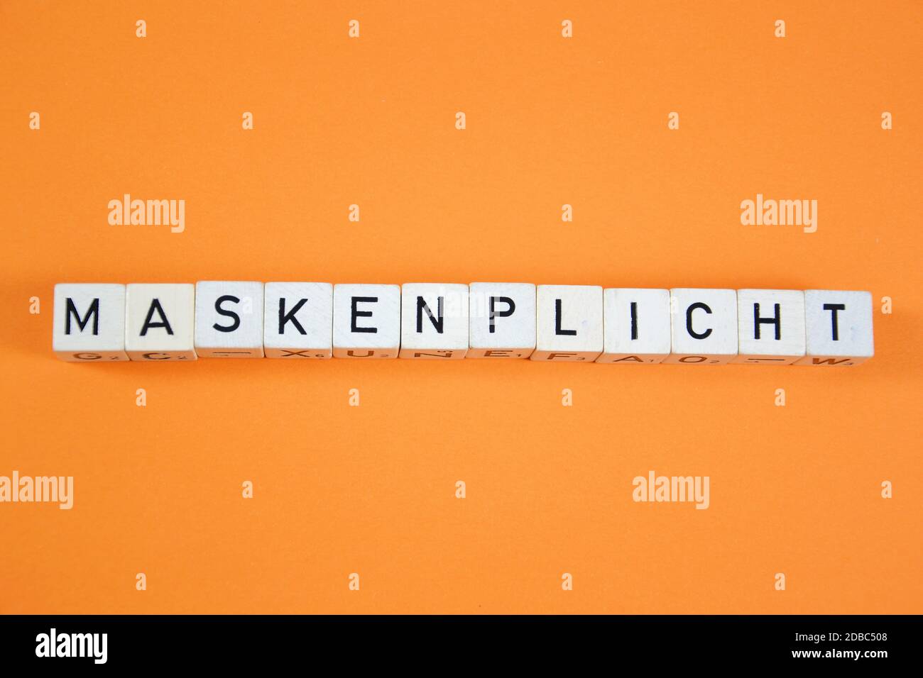 Makenpflicht – the german word for compulsory masks Stock Photo - Alamy