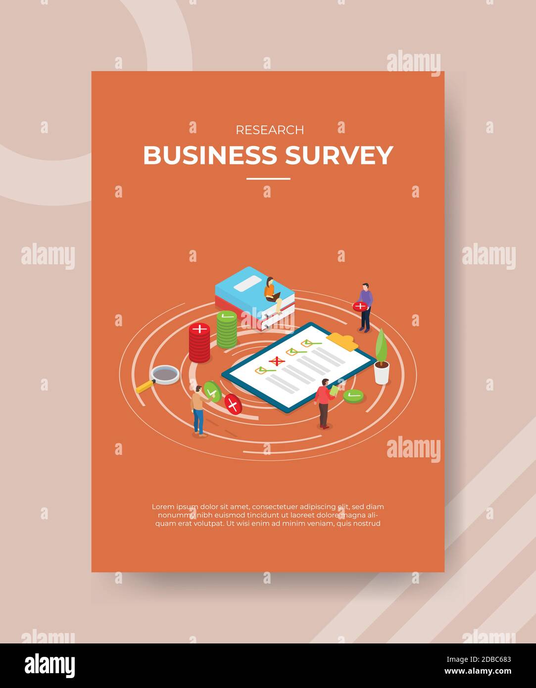 Business survey people give opinion on form paper for template of ...