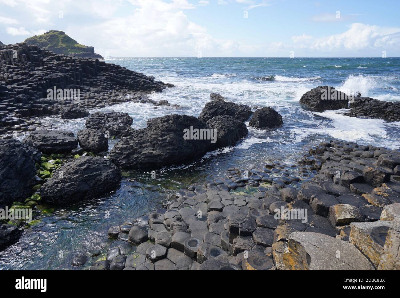 Giants causeway landscape in northern Ireland Stock Photo - Alamy