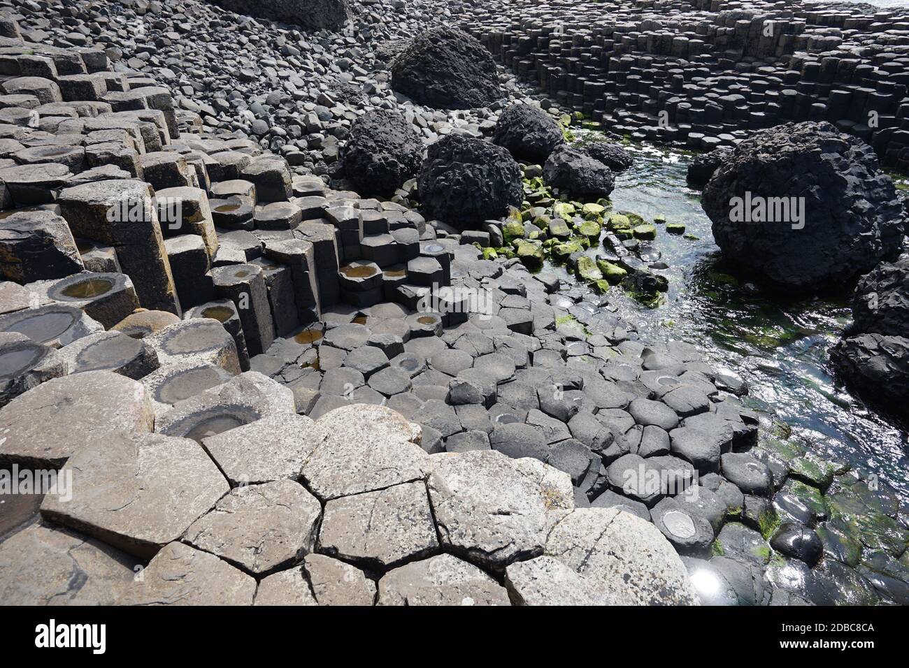 Giants causeway landscape in northern Ireland Stock Photo - Alamy