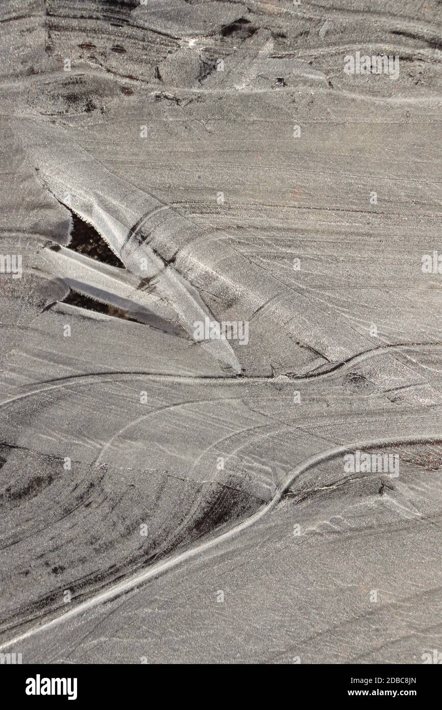 Ice Lines Pattern Surface Background Texture. Wavy Drawings of Ice ...