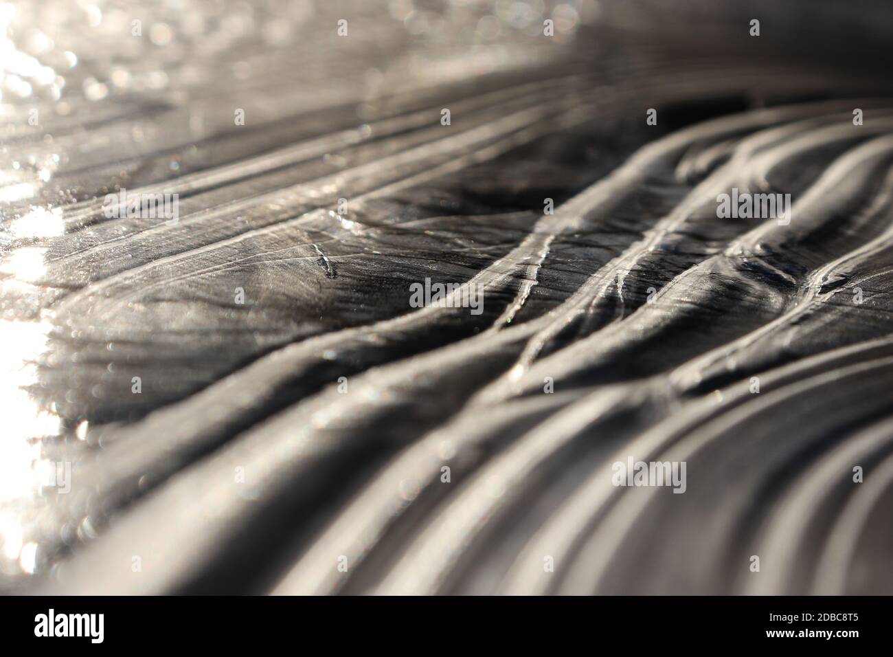 Ice Lake Lines Pattern Surface Background Texture. Wavy Drawings of Ice ...