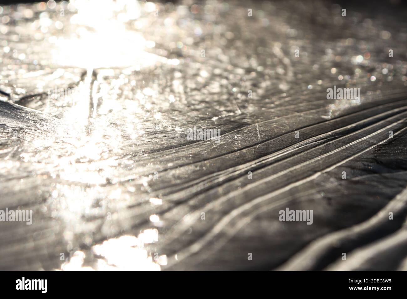 Ice Lake Lines Pattern Surface Background Texture. Wavy Drawings of Ice ...