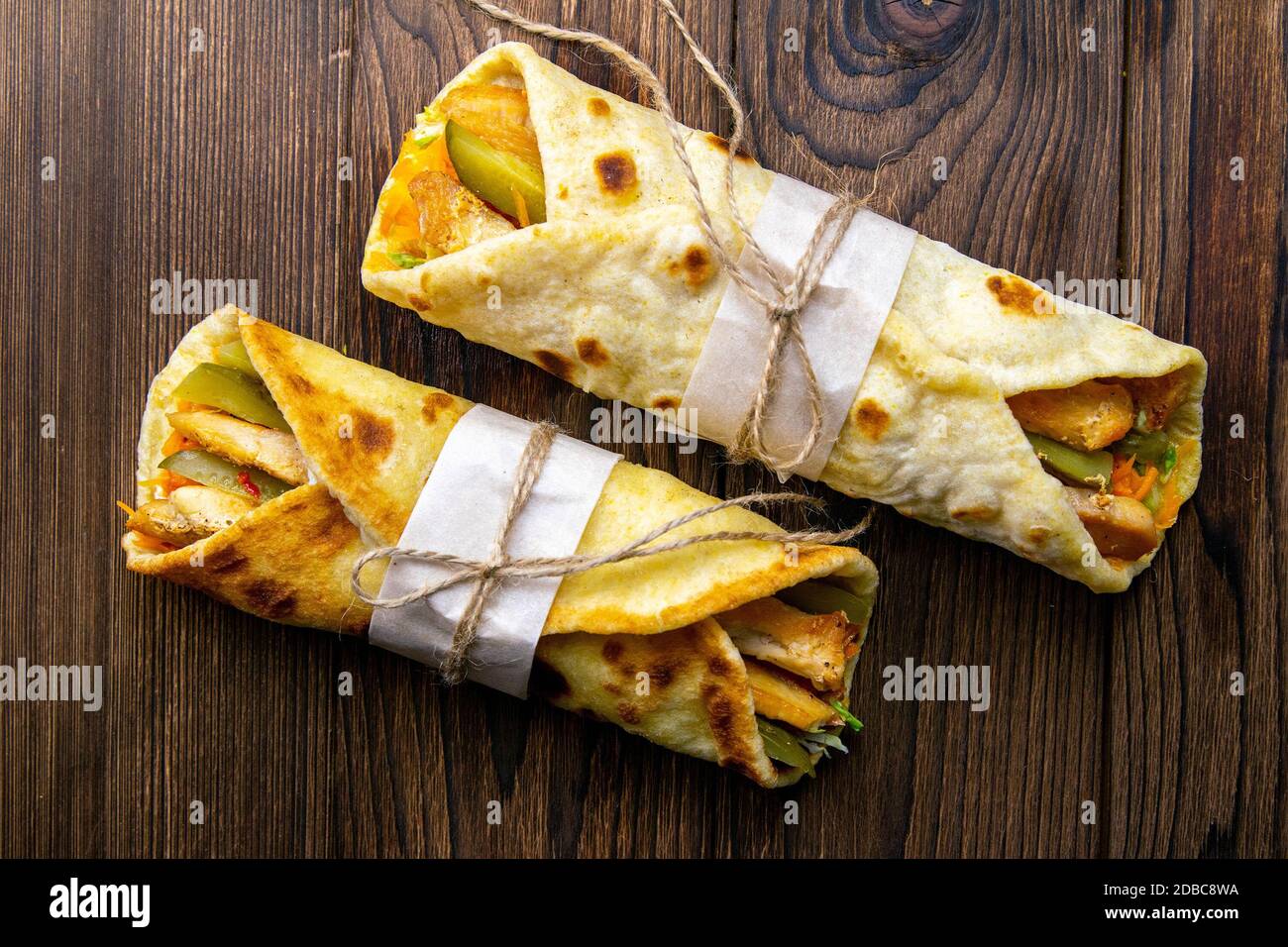 Takeaway kebab on table hi-res stock photography and images - Alamy