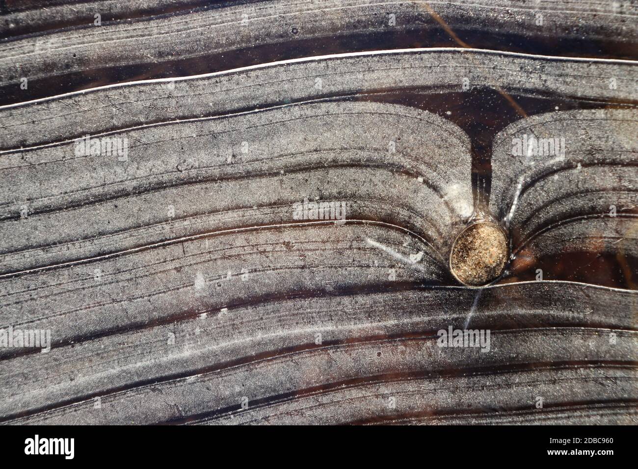 Transparent Ice Pattern Surface Background Texture. Wavy Drawings of ...