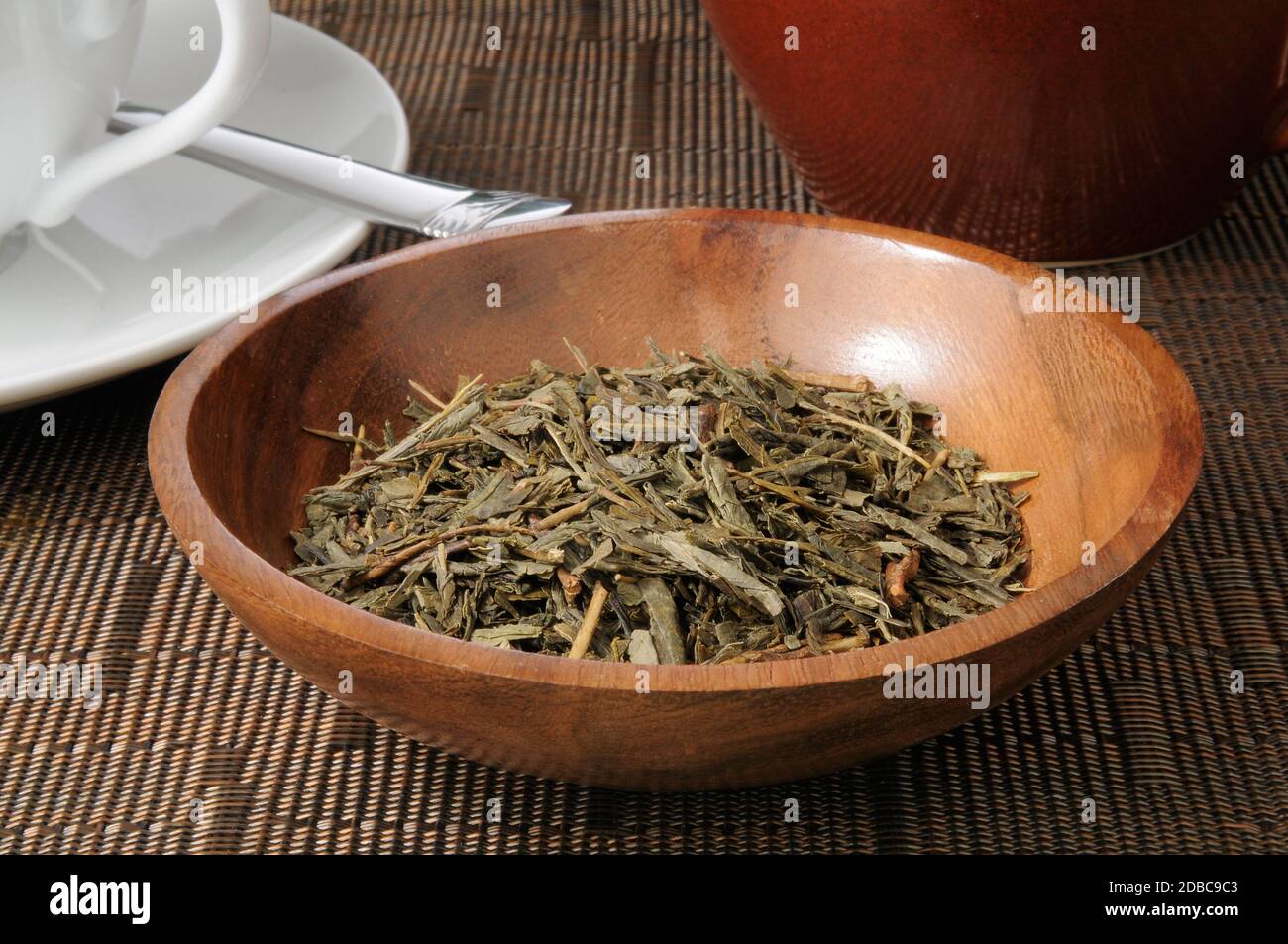A bowl of china sencha tea Stock Photo - Alamy