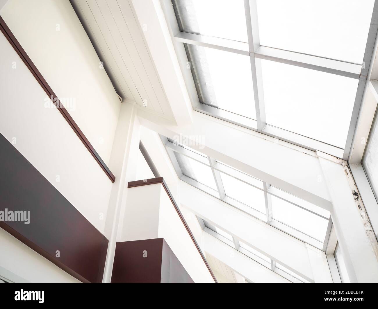 high-tech architecture background photo, internal structure of glass ...