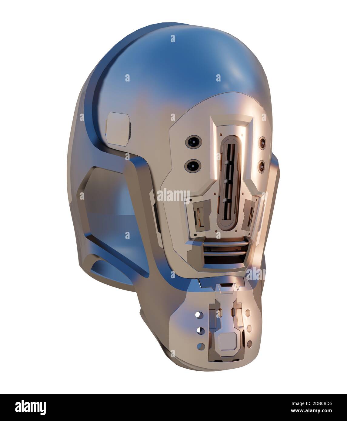 Futuristic Space Helmet