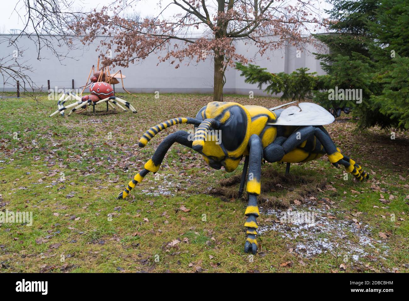 big toy insects in the Warsaw zoo Stock Photo - Alamy