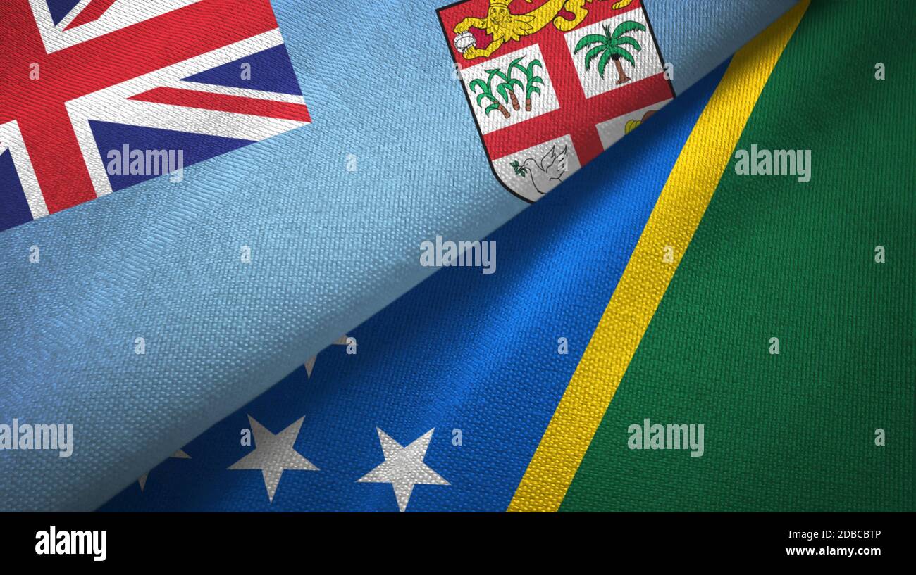 Fiji solomon islands flag hi-res stock photography and images - Alamy