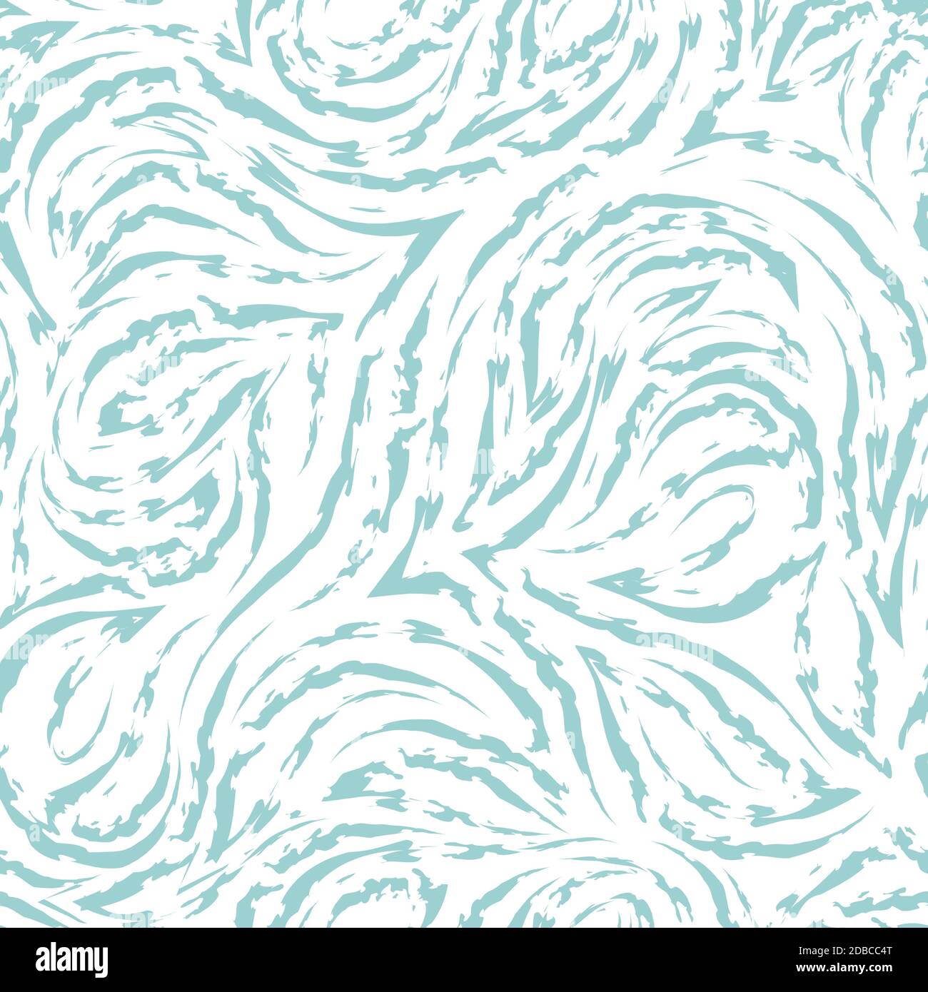 Turquoise smooth lines and corners with ragged edges isolated on white ...