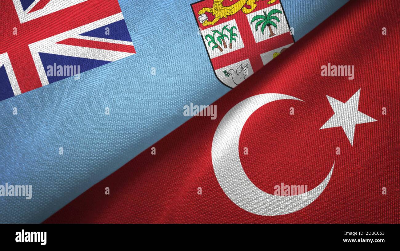 Turkey fiji flag hi-res stock photography and images - Alamy