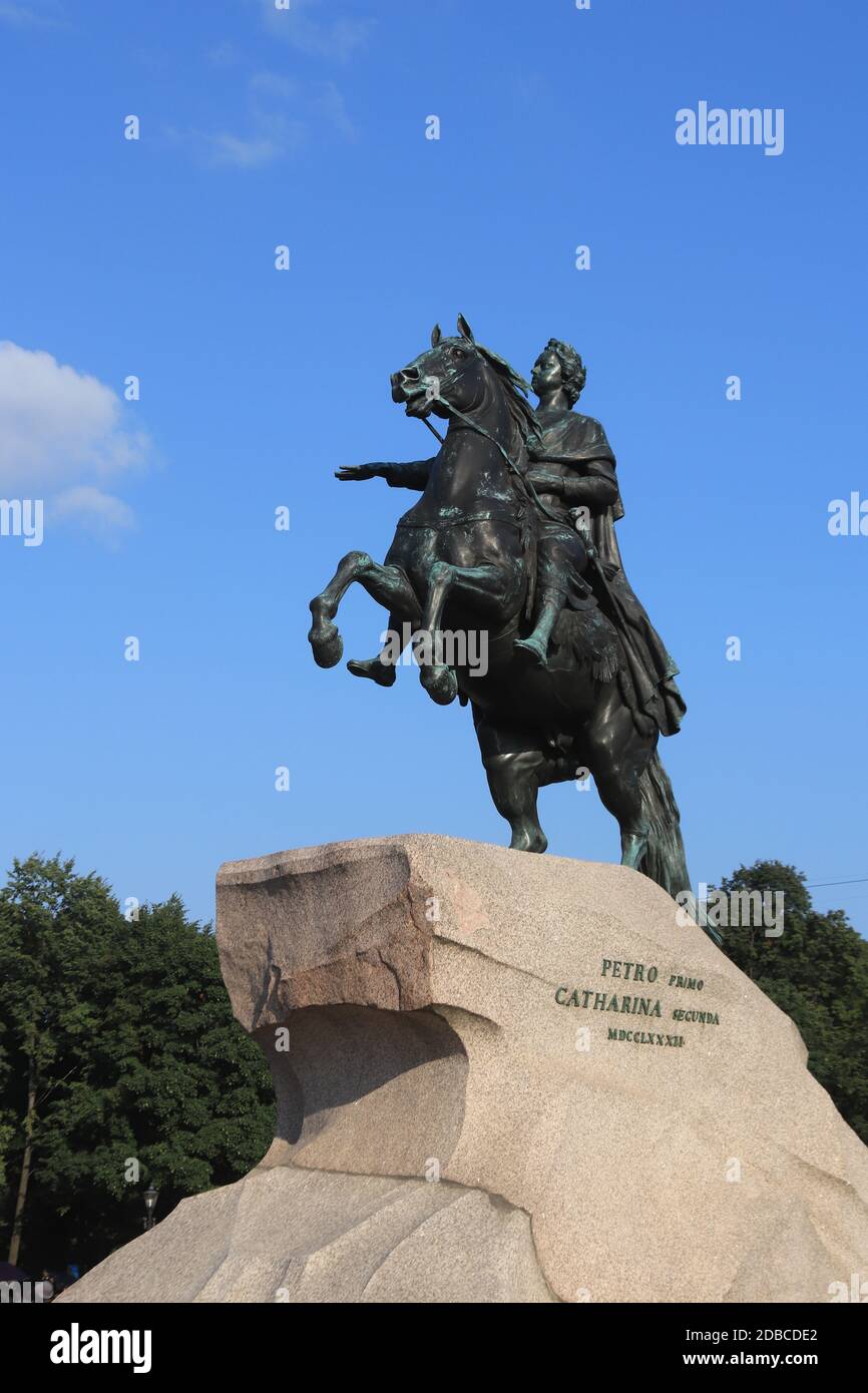 The bronze horseman, st petersburg hi-res stock photography and images ...