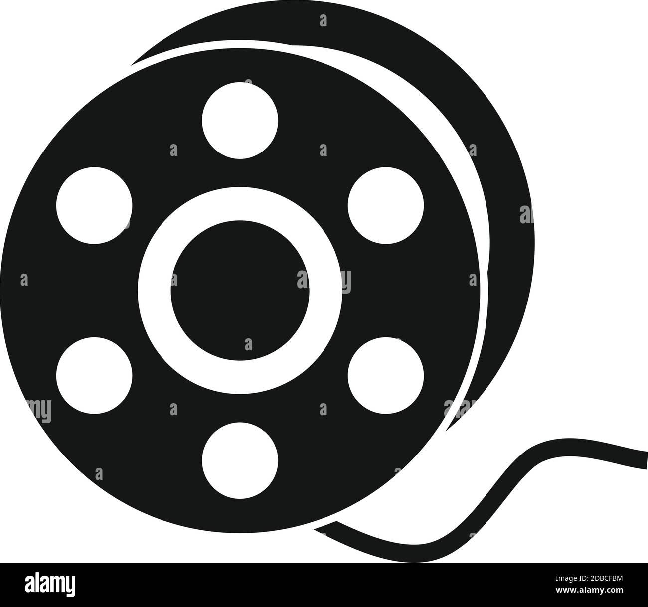 Catch fishing reel icon, simple style Stock Vector Image & Art - Alamy