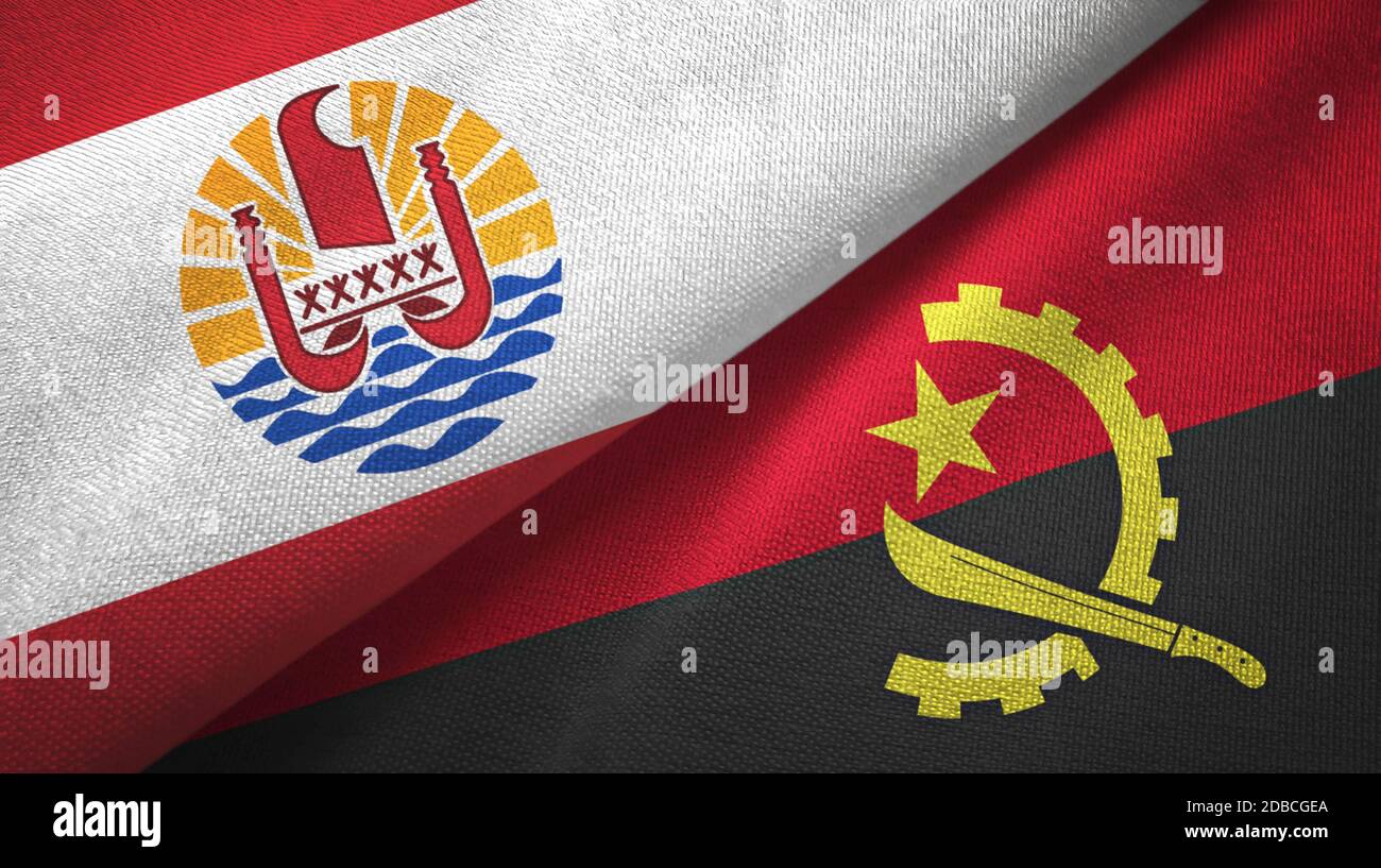 Angola french polynesia flag hi-res stock photography and images - Alamy