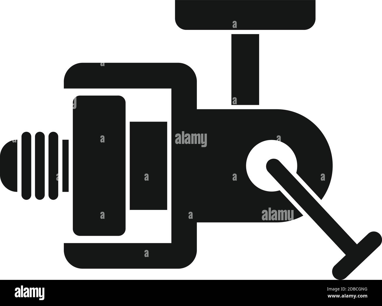 Modern fishing reel icon, simple style Stock Vector Image & Art - Alamy