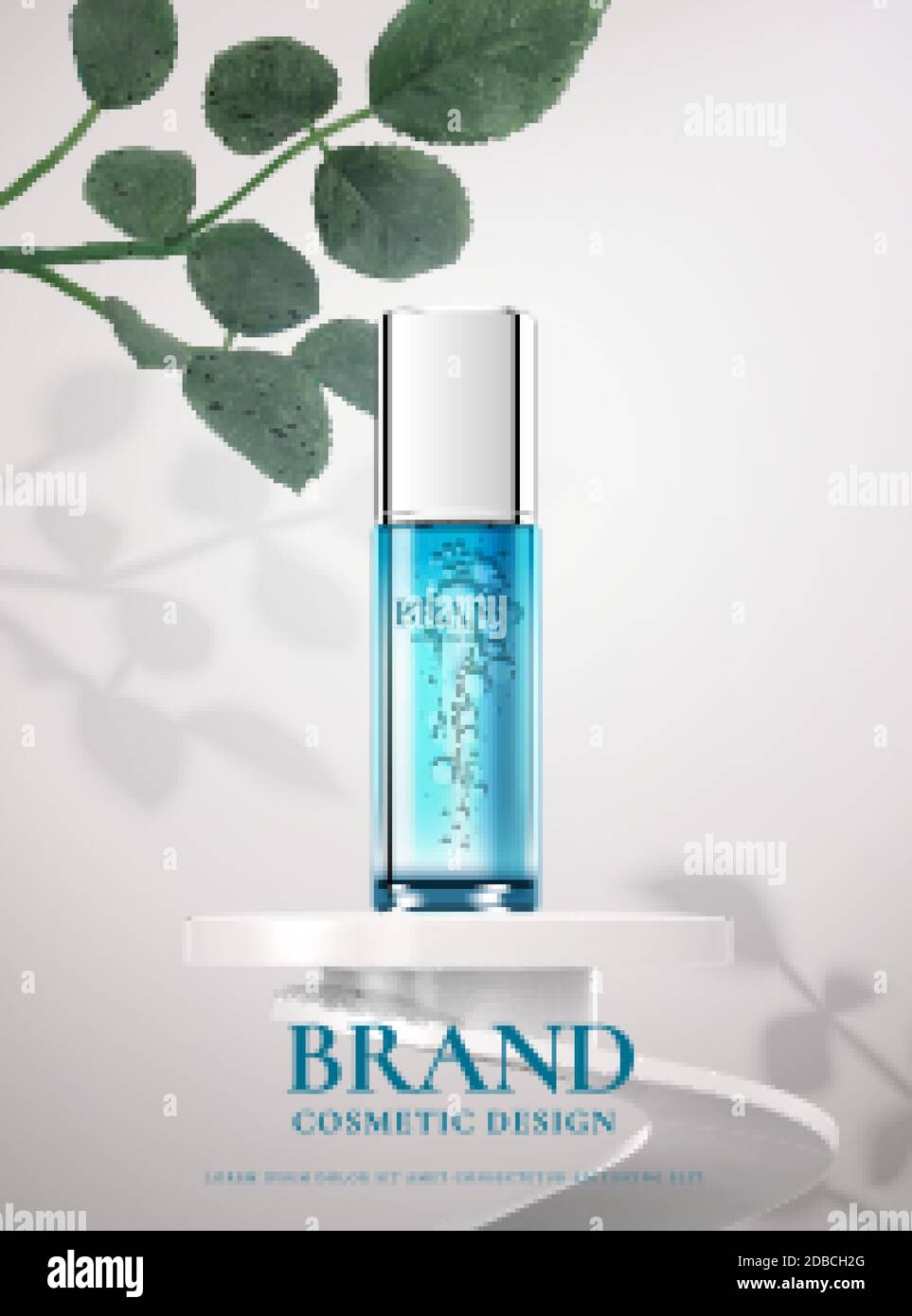 Blue premium product display Stock Vector Images - Alamy