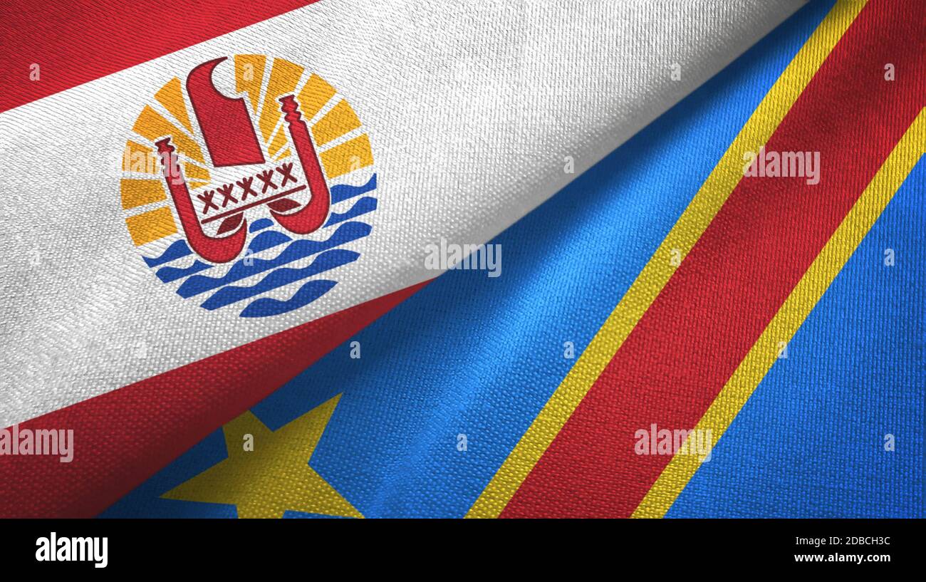 Congo french polynesia flag hi-res stock photography and images - Alamy