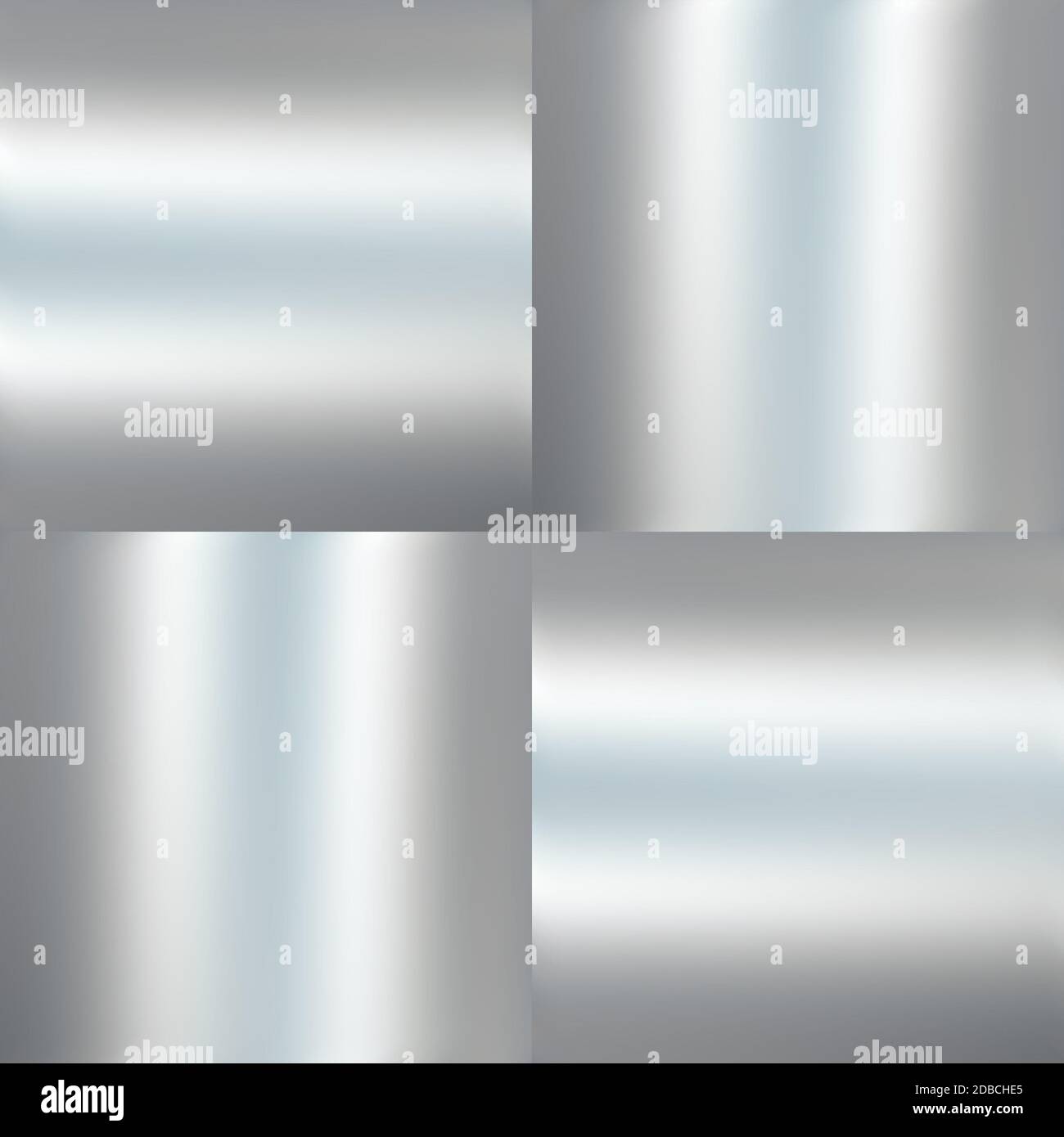 Seamless Silver color metal surface repeatable background. Square form ...