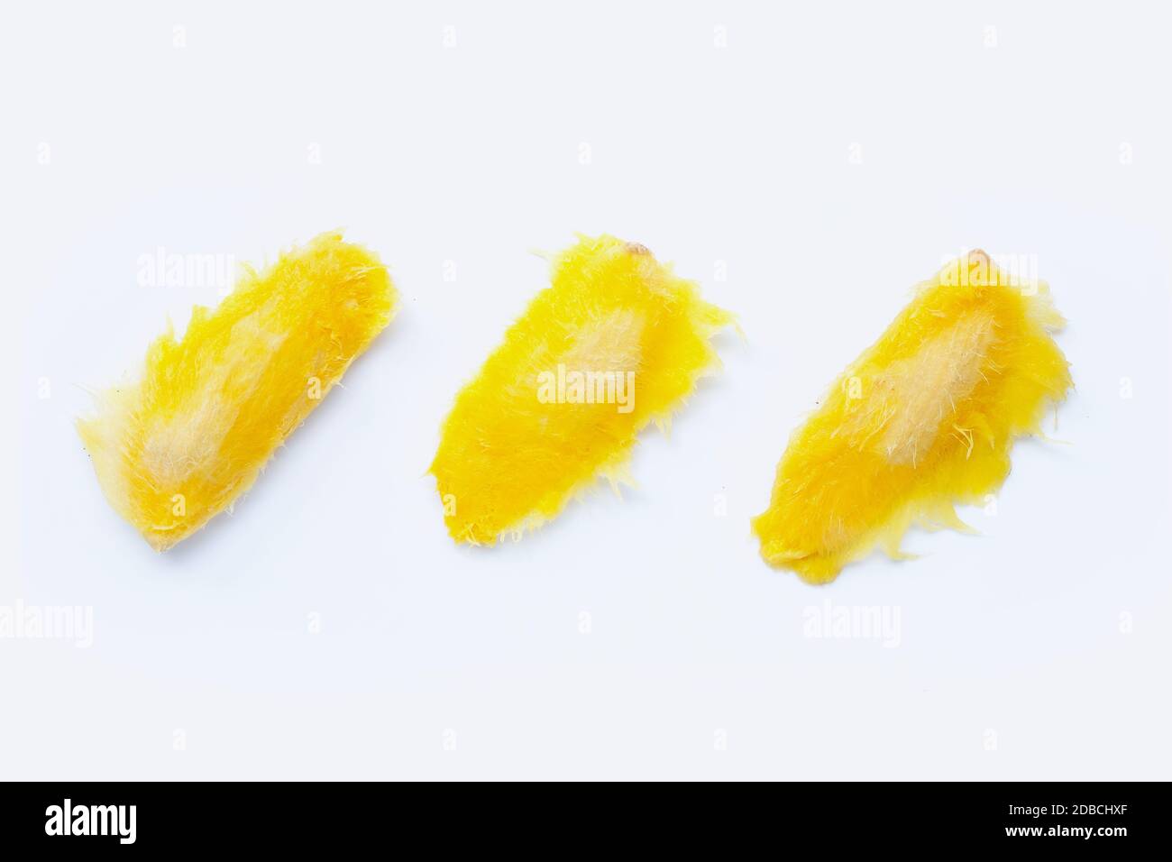Mango seeds on white background. Top view Stock Photo - Alamy