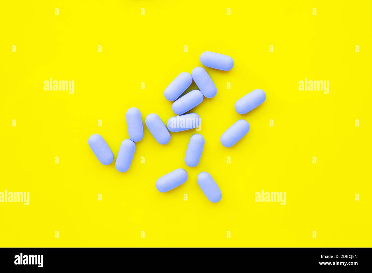 "PrEP" ( Pre-Exposure Prophylaxis). used to prevent HIV, yellow ...