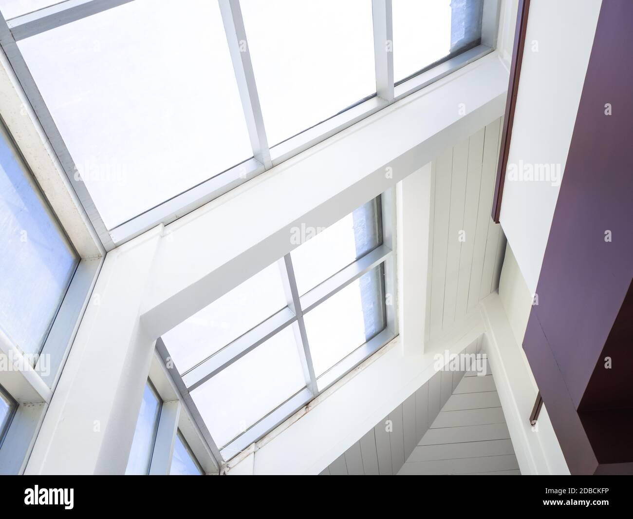 high-tech architecture background photo, internal structure of glass ...