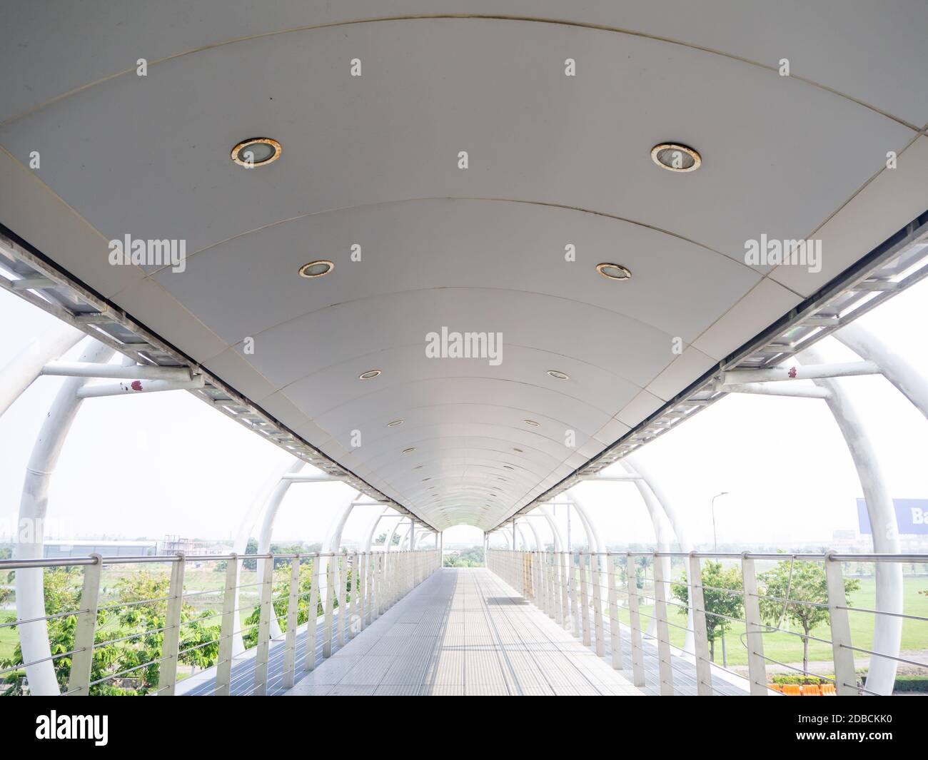 Street Bridge. Its a modern pedestrian bridge Stock Photo - Alamy