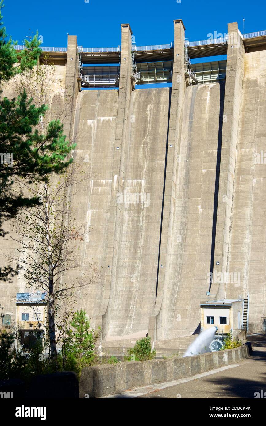 Bubal Dam in Tena Valley, Pyrenees, Huesca province, Aragon in Spain ...