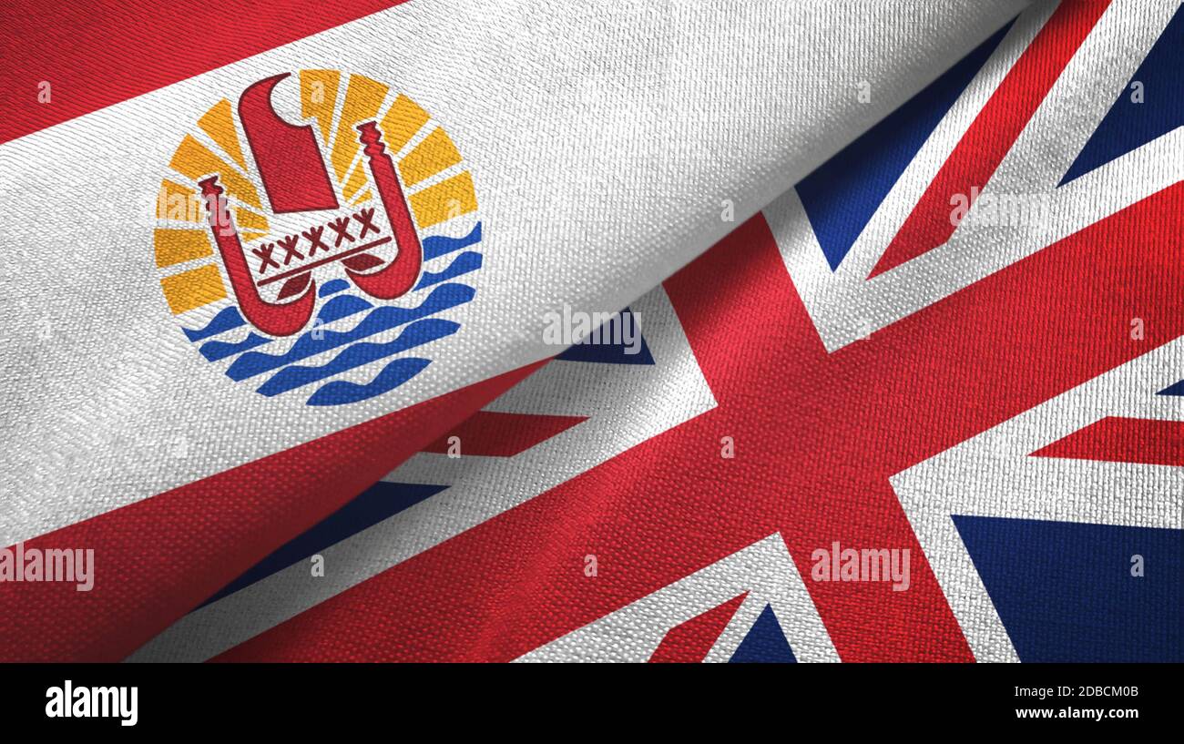 United kingdom french polynesia flag hi-res stock photography and ...