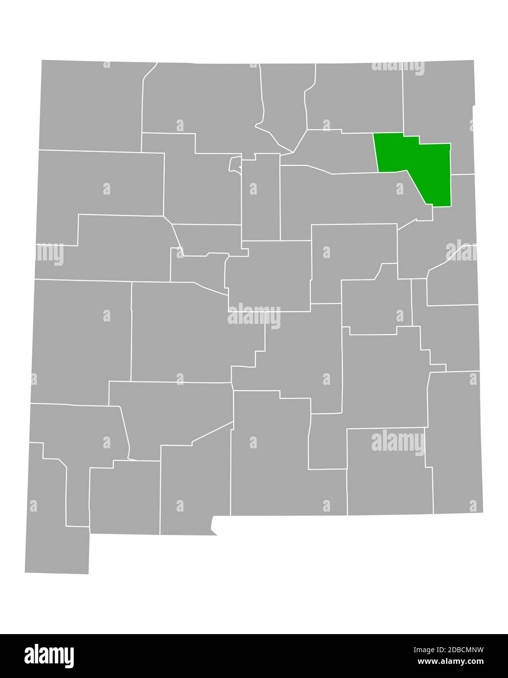 Map of Harding in New Mexico Stock Photo - Alamy