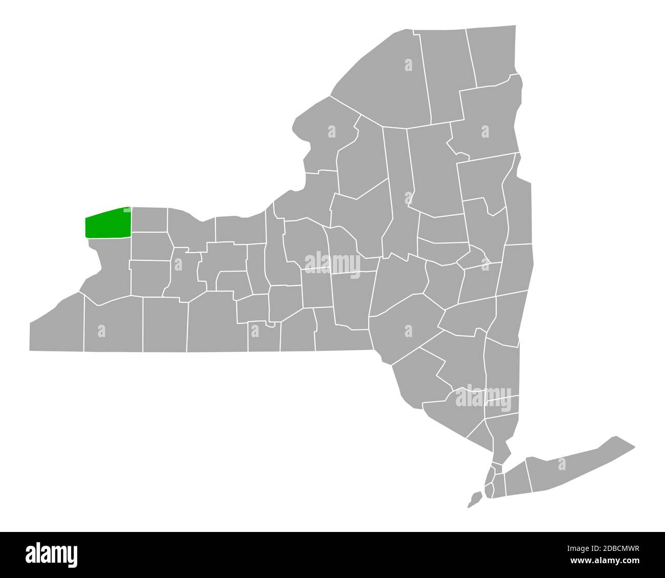 Map of Niagara in New York Stock Photo - Alamy