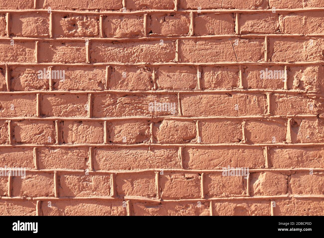 Red bricks wall texture. Concrete blocks wall background Stock Photo ...