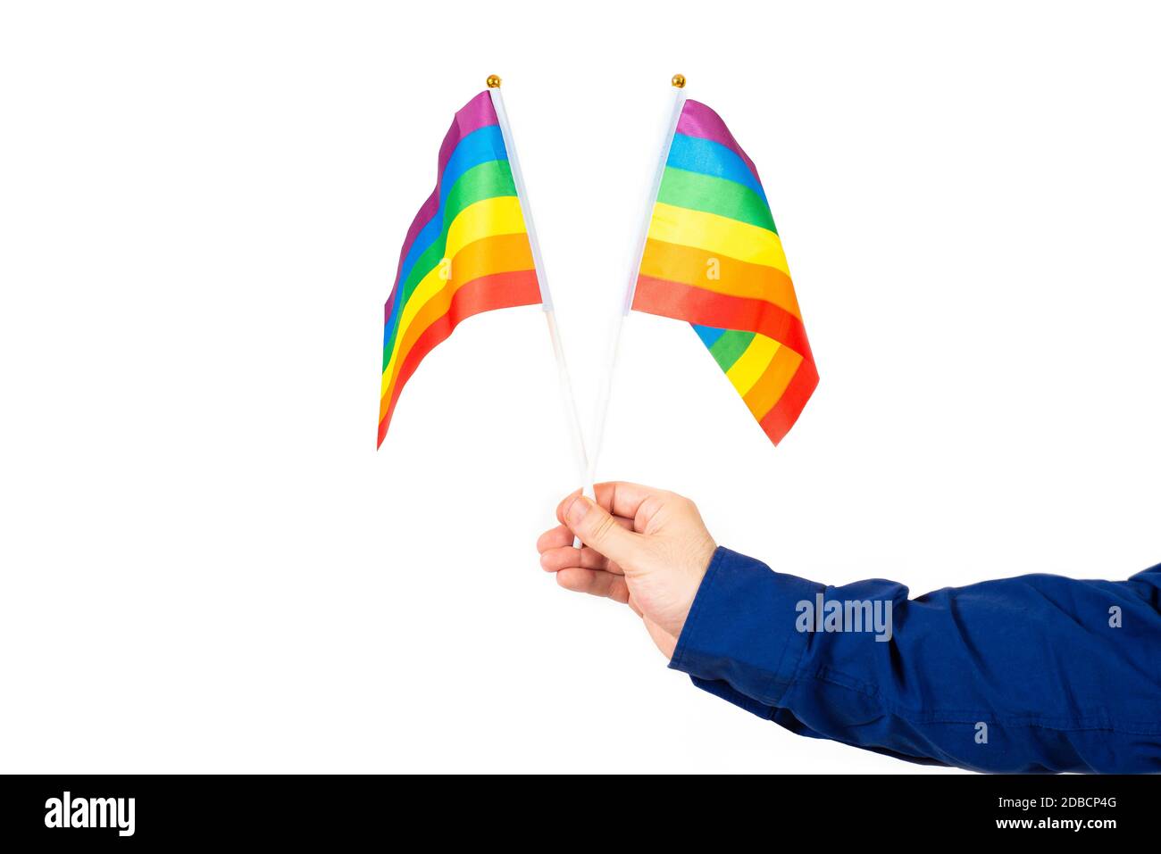 Gay pride colours on hand hi-res stock photography and images - Alamy