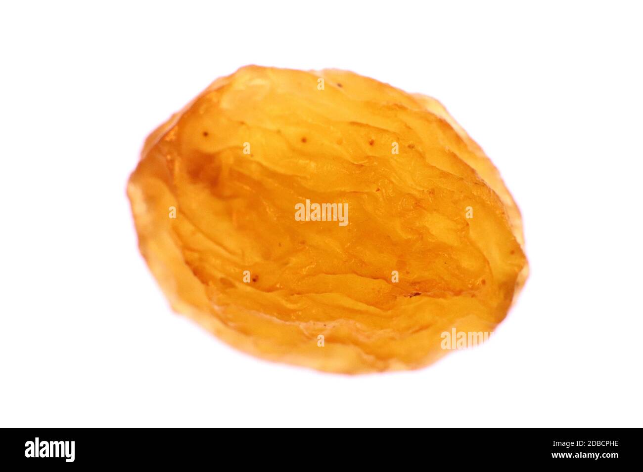 Yellow Raisin Texture. Isolated Dry Fruit Background. Macro Closeup ...