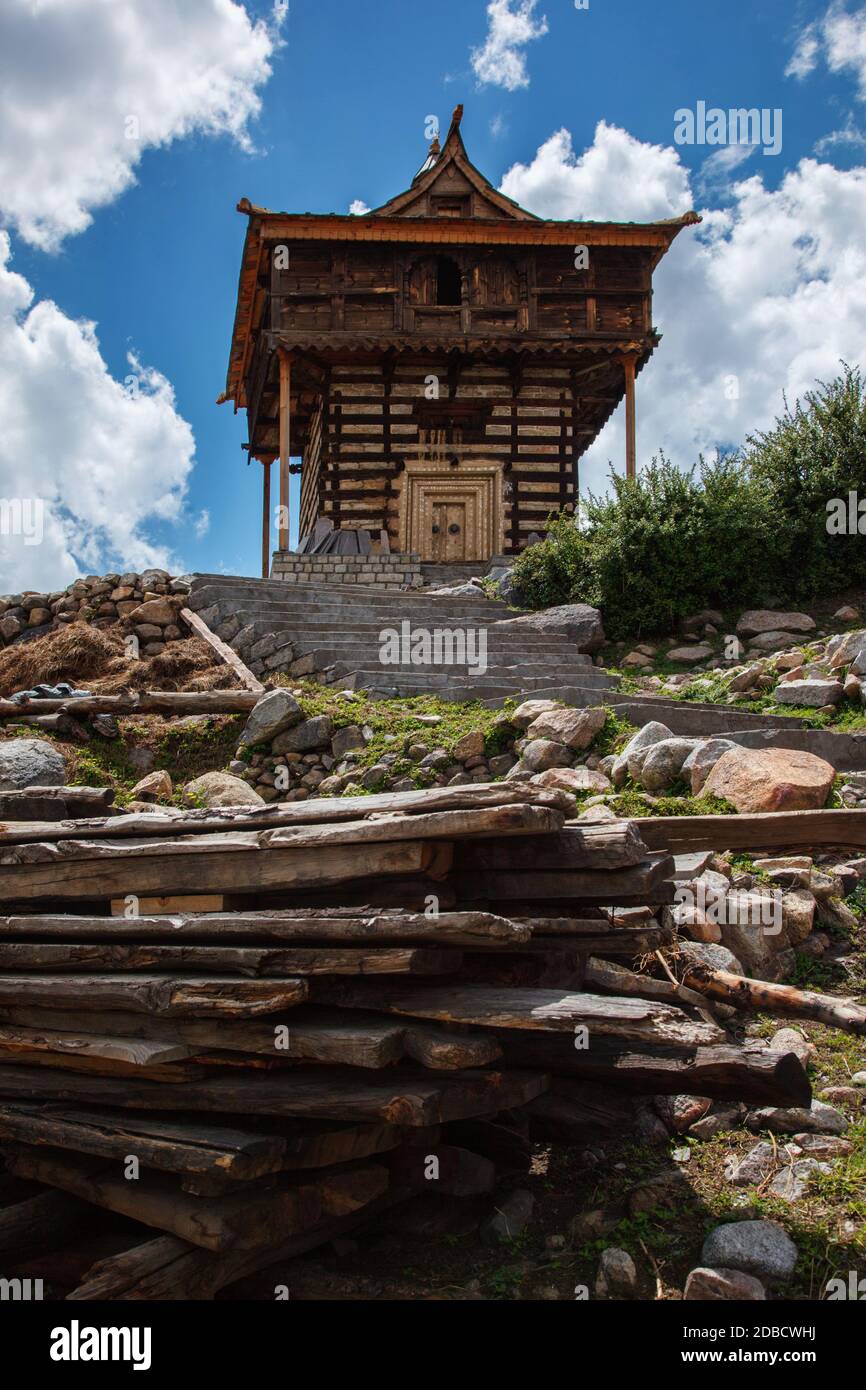 Sangla Fort - Hindu Temple. Sangla, Himachal Pradesh, India ...